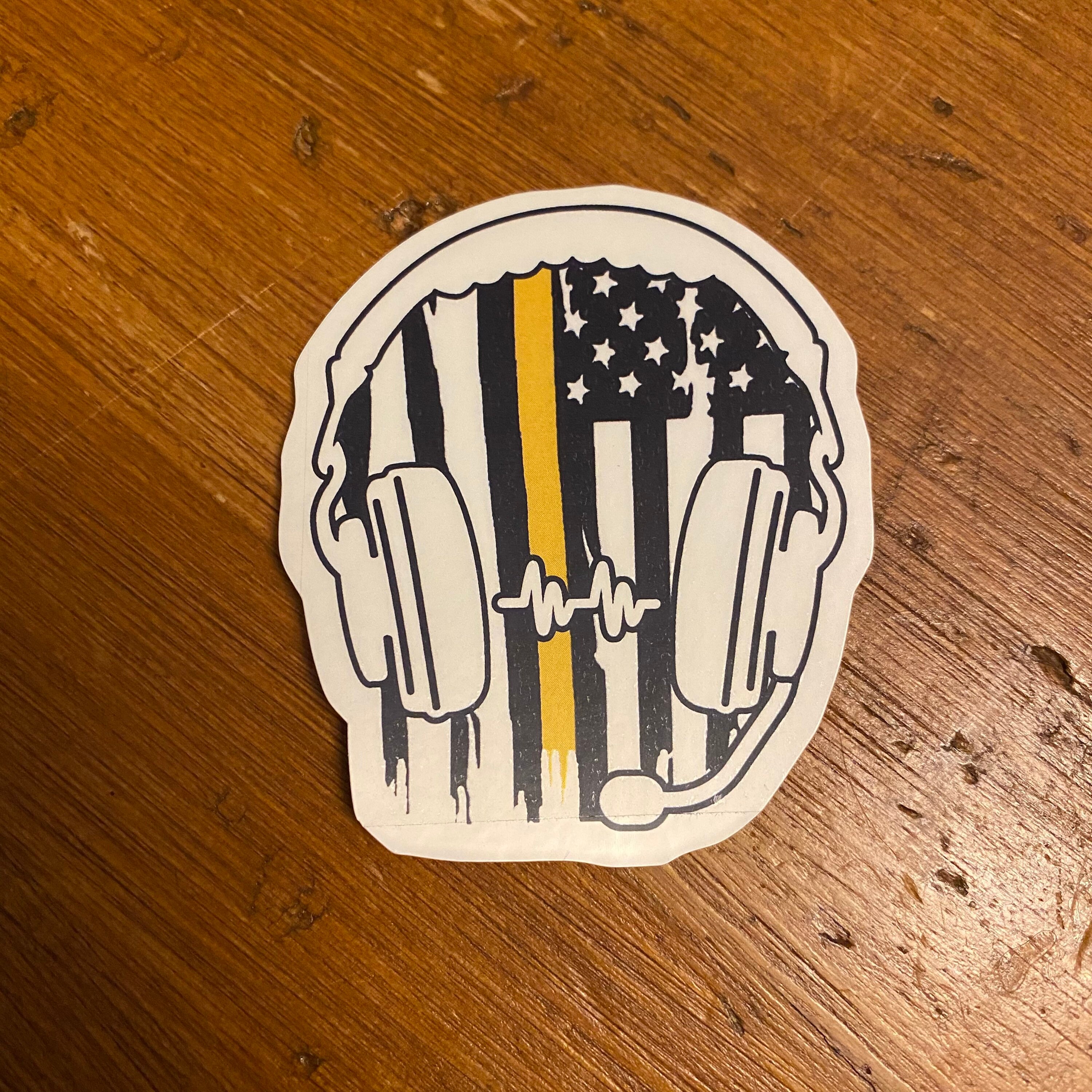 Gold Line Dispatch Sticker | Etsy