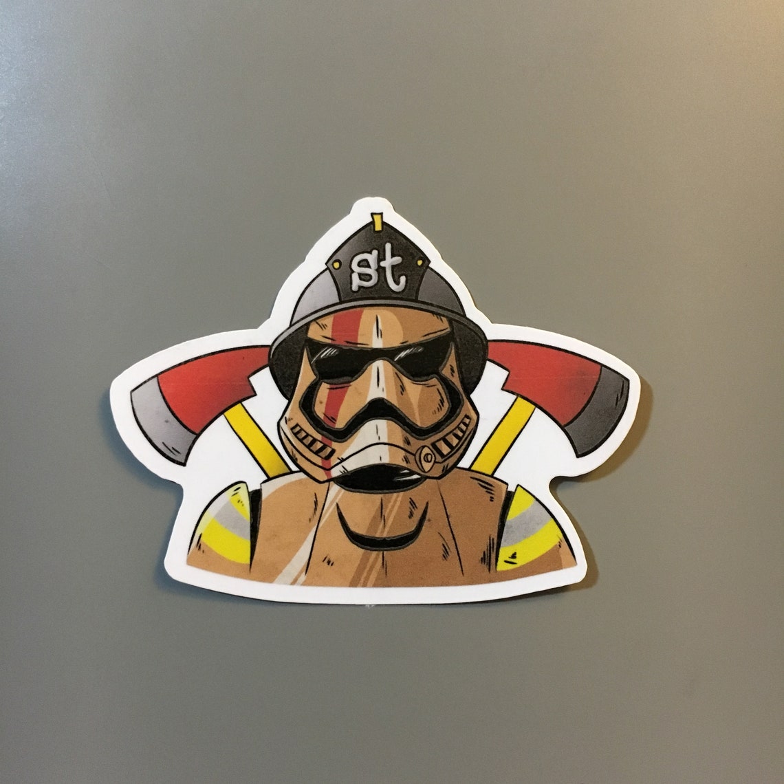 Stormtrooper Firefighter Sticker - Etsy