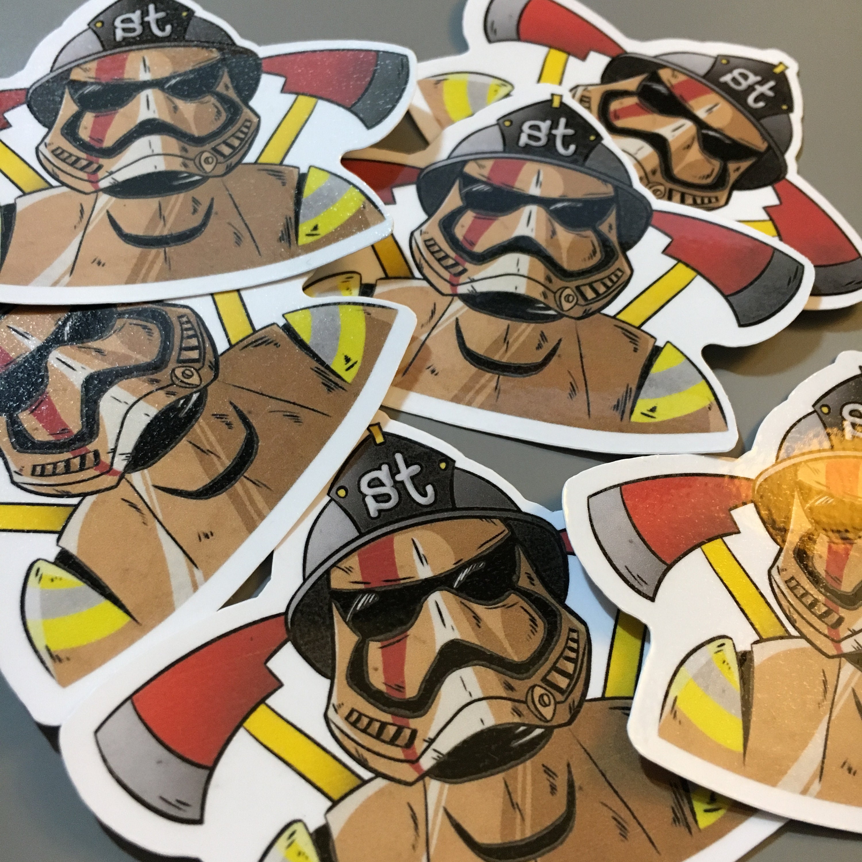 Stormtrooper Firefighter Sticker - Etsy