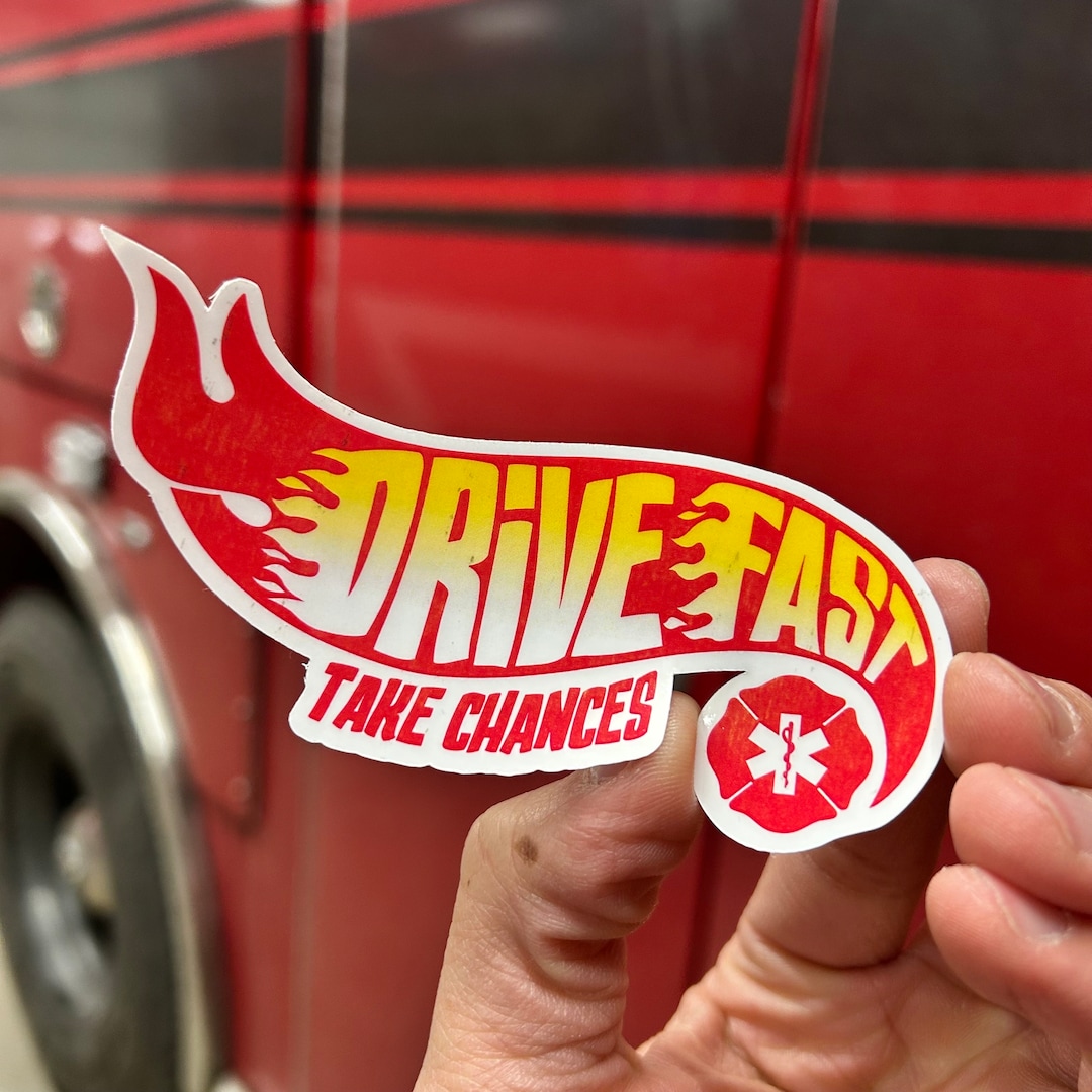 Drive Fast, Take Chances Sticker - Etsy