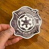 Fuzzy Alien Firefighter Sticker - Etsy