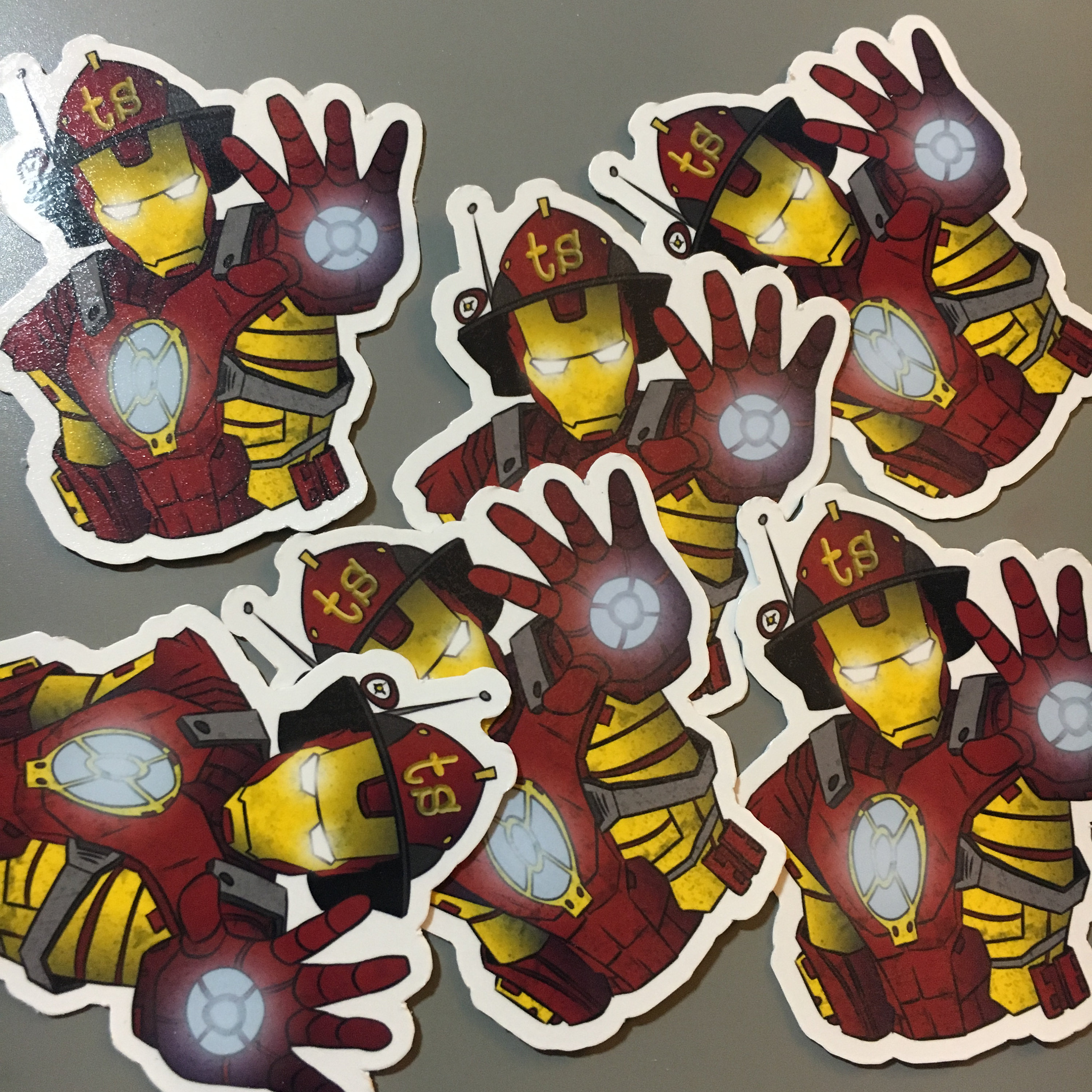 Vinyl Iron PPE Firefighter Sticker - Etsy
