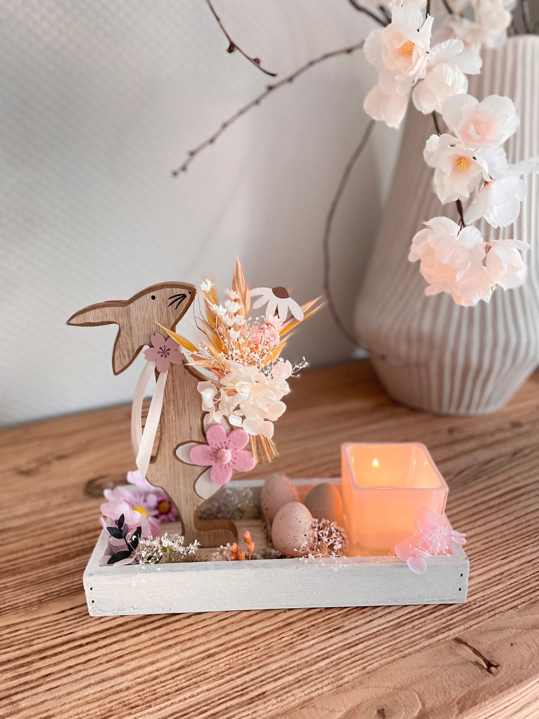 Easter Bunny With Lantern try Bunny in Candlelight / Easter Decorations ...