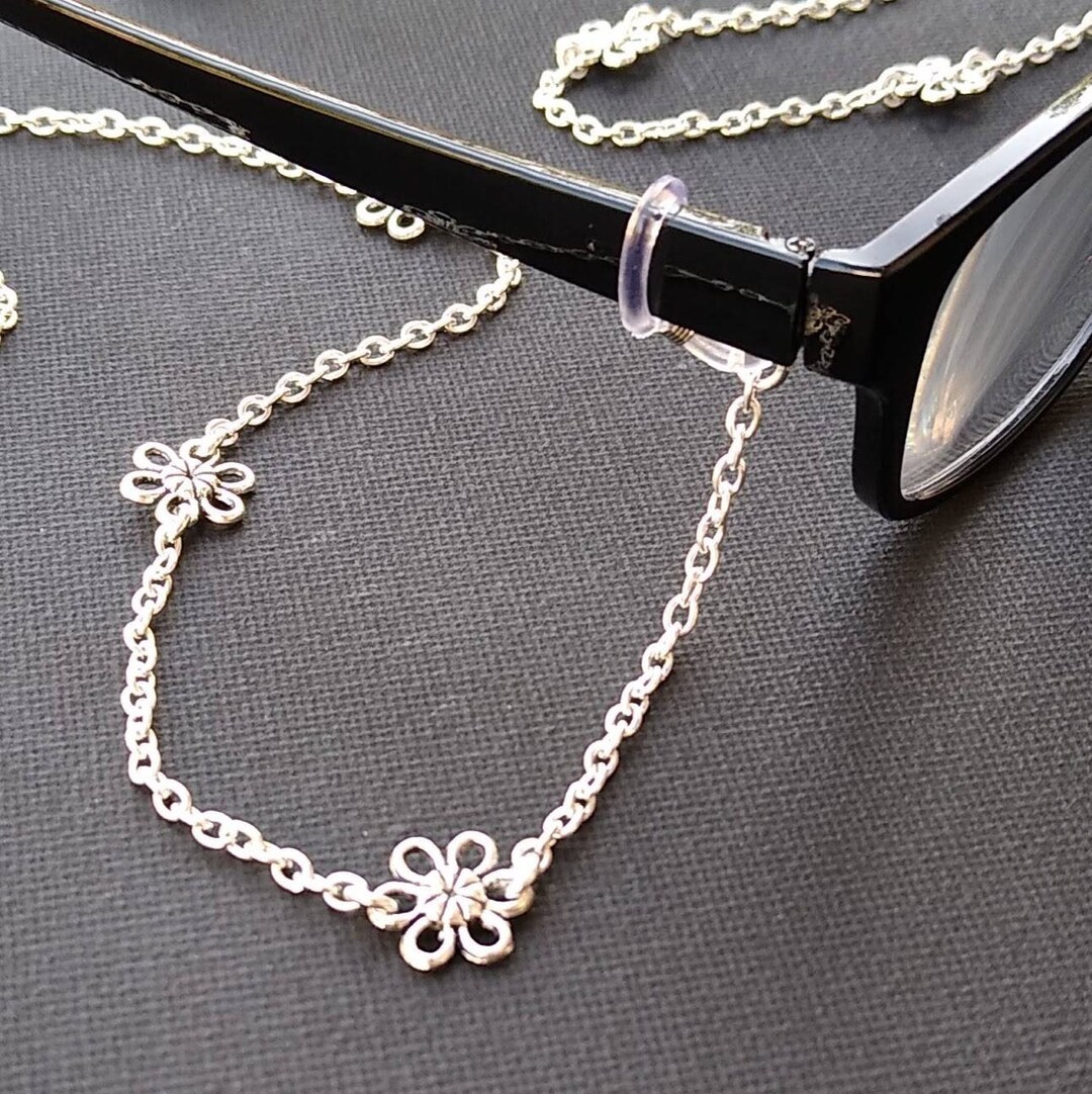 Flower Eyeglass Chain ~ Lazy Daisy Glasses Chain ~ Reading Glasses ...