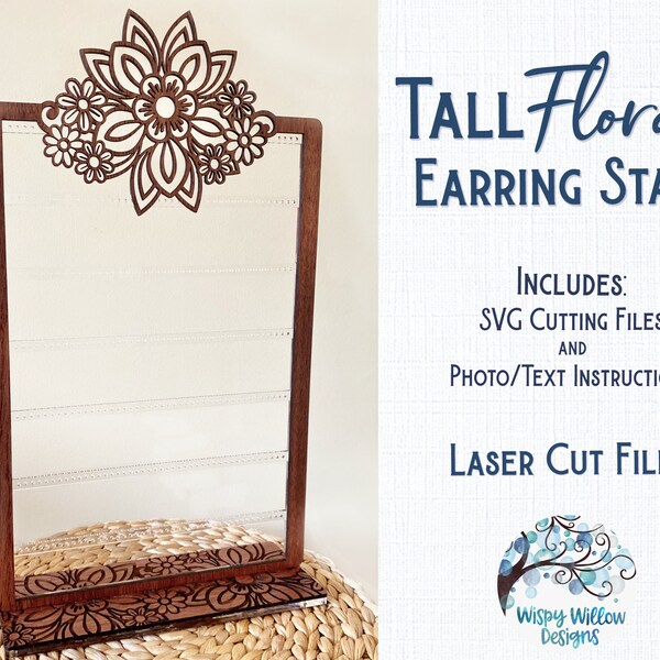 Laser File for Earring Holder - Etsy