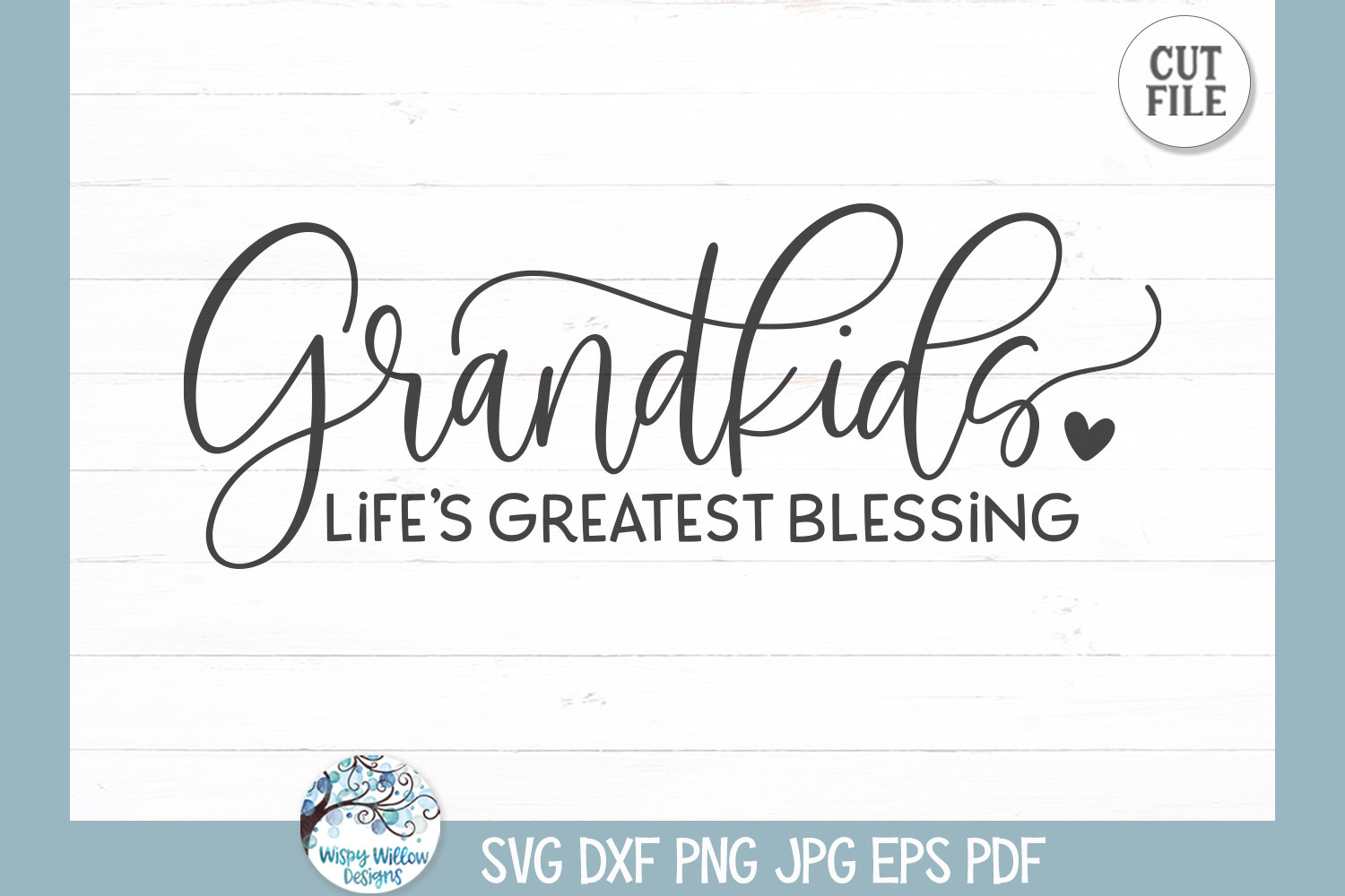 Grandkids Life Greatest Blessing SVG for Cricut, Grandparent Sign PNG ...