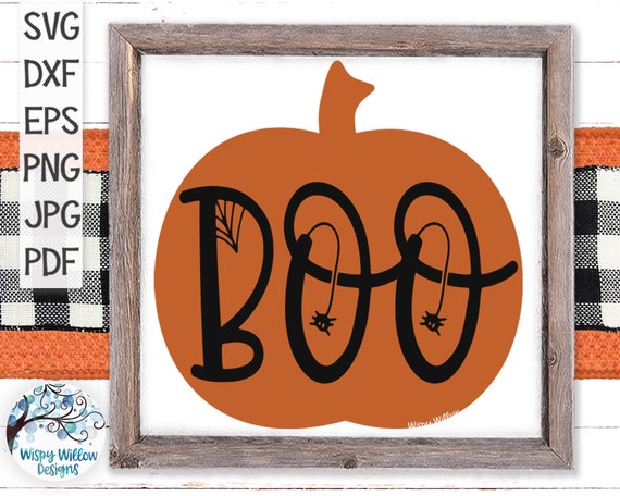 Boo Pumpkin SVG Halloween Svg Boo Sign Svg Boo Png Boo | Etsy