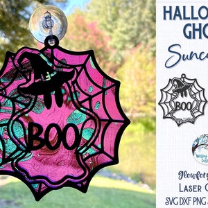 Halloween Suncatcher SVG Bundle for Glowforge or Laser Cutter SVG, Jack ...