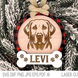 Dog Breed Christmas Ornament SVG File Bundle for Laser Cutter ...