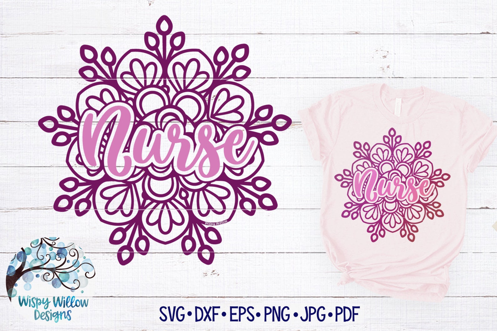 Essential Mandala SVG Bundle, Nurse Mandala Svg, Essential Worker ...