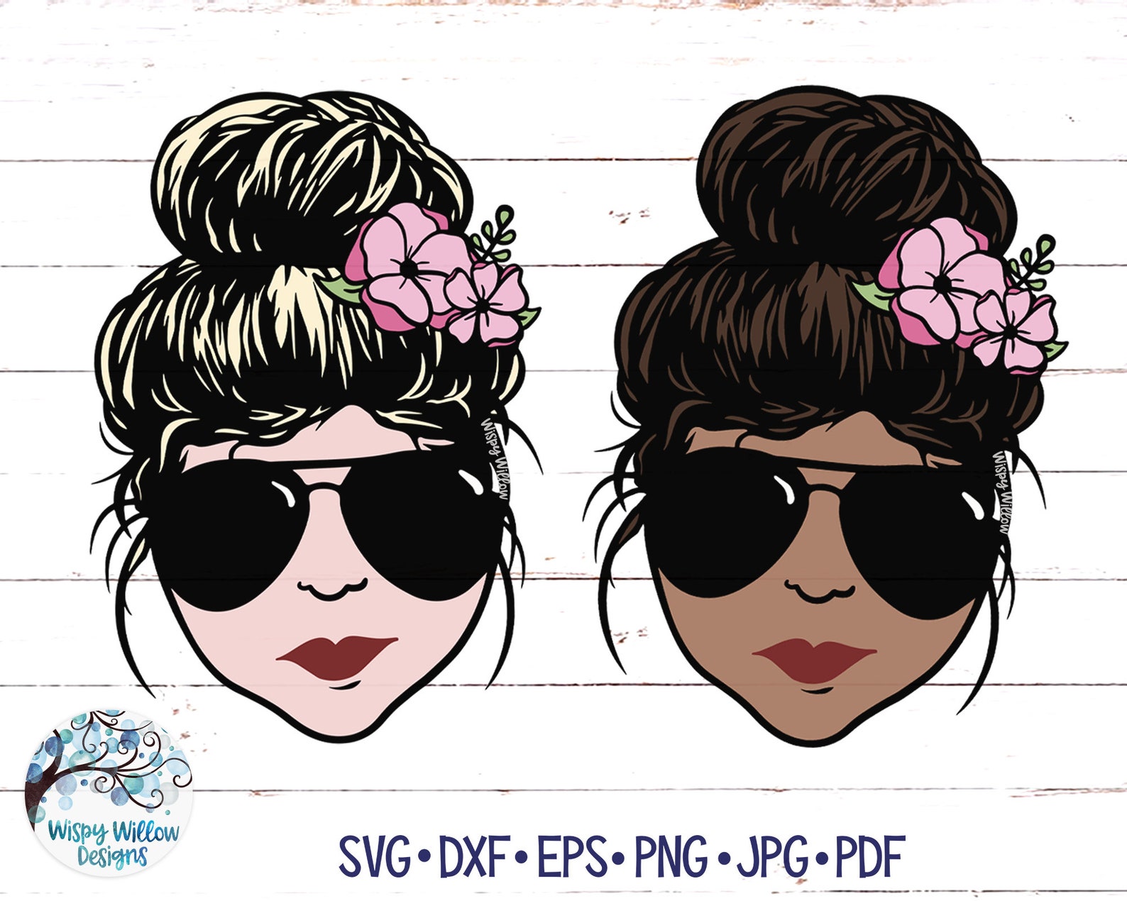 Messy Bun SVG Mom Bun Svg Sassy Lady SVG Mom Bun Life - Etsy