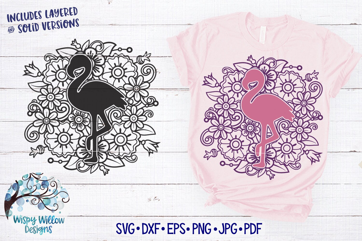 Summer Mandala SVG Bee Mandala Flower Mandala Flamingo | Etsy