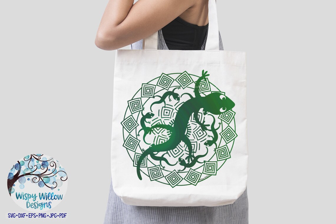 Lizard Mandala SVG Tribal Gecko Animal Mandala Svg Cute - Etsy