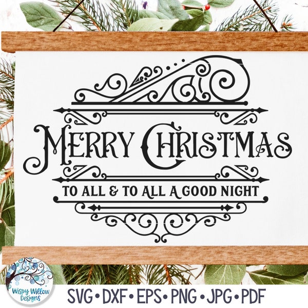 And to All a Good Night Sign - Etsy