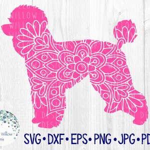 Poodle Mandala Svg, Dog Mandala SVG, Poodle Svg, Mandala Poodle ...