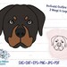 Rottweiler Dog SVG, DXF, Rotti Svg, Rottweiler Svg, Dog Svg, Rottweiler ...