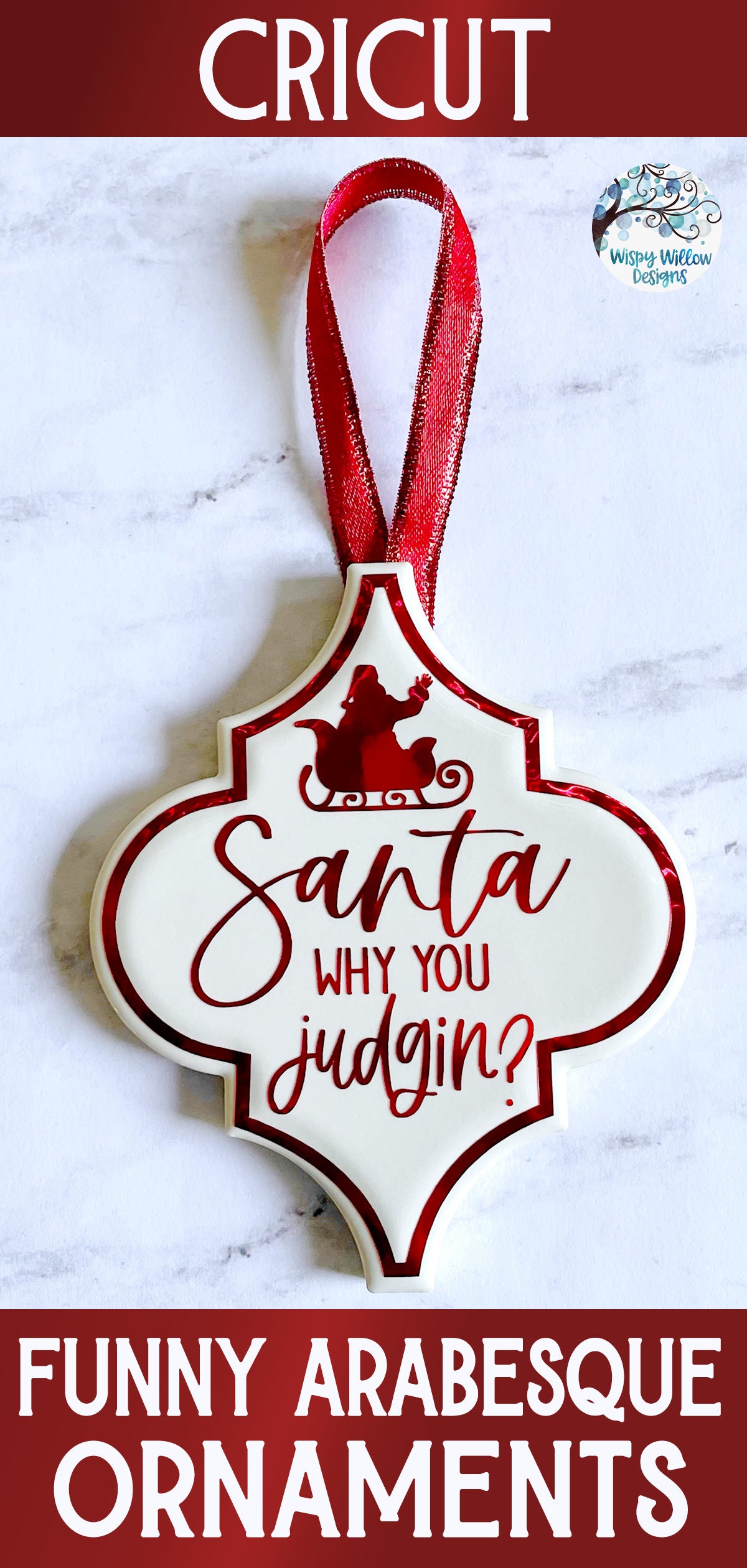 Funny Arabesque Christmas Ornament SVG Bundle on the Naughty - Etsy