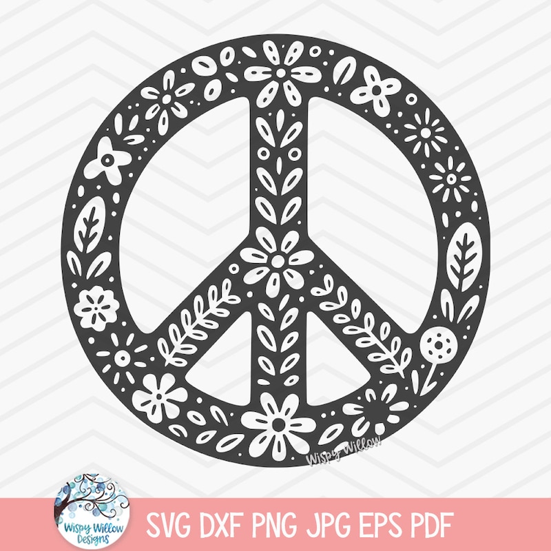 Peace Sign Svg - Etsy