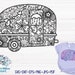 Camper Zentangle SVG, DXF, Png, Camper Mandala SVG, Camping Trailer Svg ...