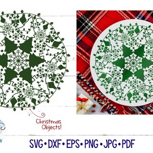 Winter Mandala SVG Bundle, Christmas Mandala Bundle, Merry Christmas ...