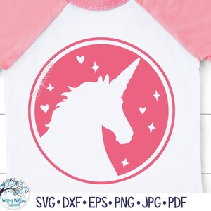 Unicorn SVG for Cricut, Round Unicorn Keychain Svg, Unicorn Shirt ...
