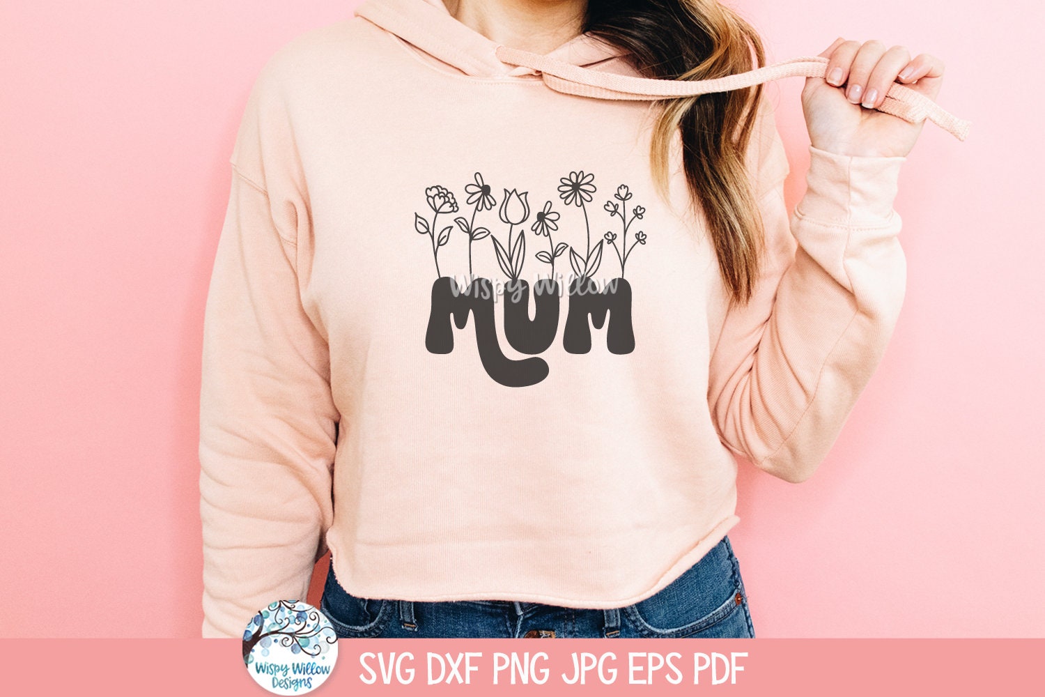 Mum SVG for Cricut, Mum With Flowers, Wildflower PNG for Mother's Day ...