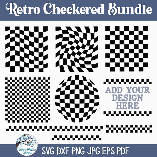 Checkered Pattern Borders - Etsy
