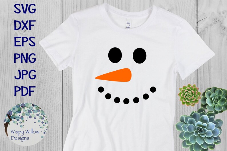 Snowman Faces Winter Christmas SVG DXF Png Eps Jpg - Etsy