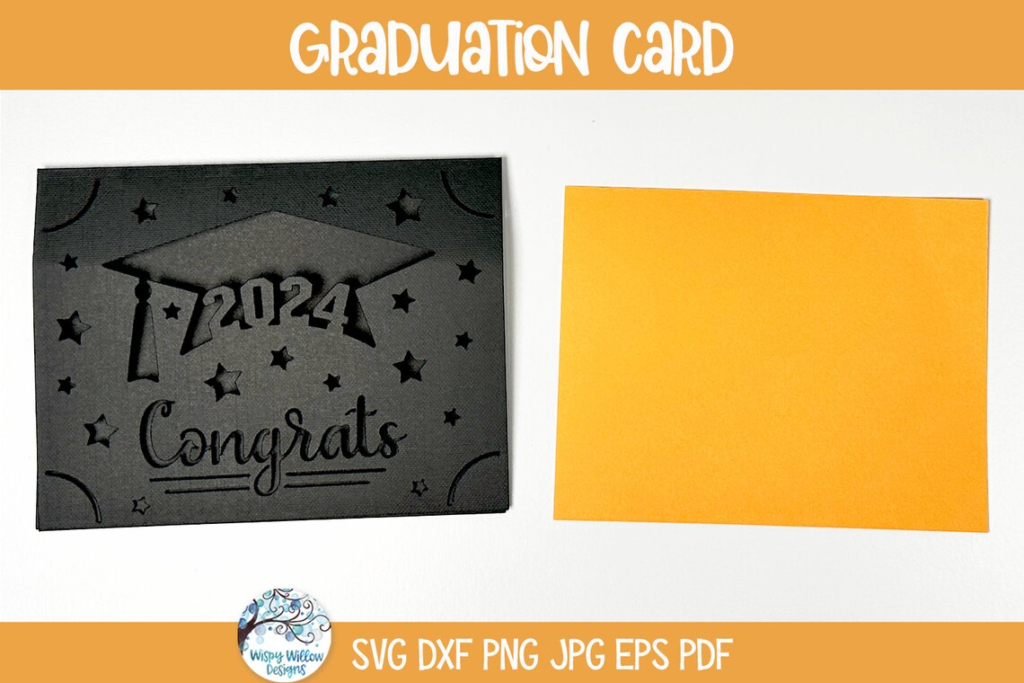 2025 Graduation Card SVG for Cricut, Papercut R20 Card and Envelope ...