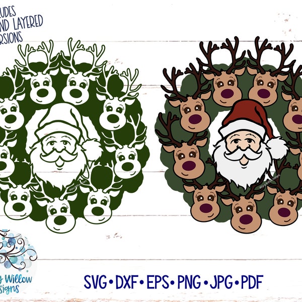 Reindeer Wreath - Etsy