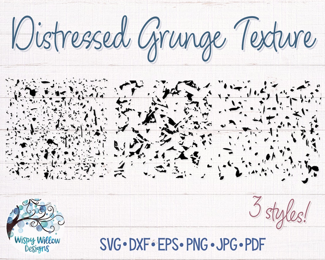 Distressed Grunge Texture SVG Bundle, Grunge Texture SVG, Distressed ...