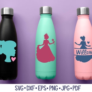 Princess SVG Bundle for Cricut, Pretty Princess Silhouette Svgs ...