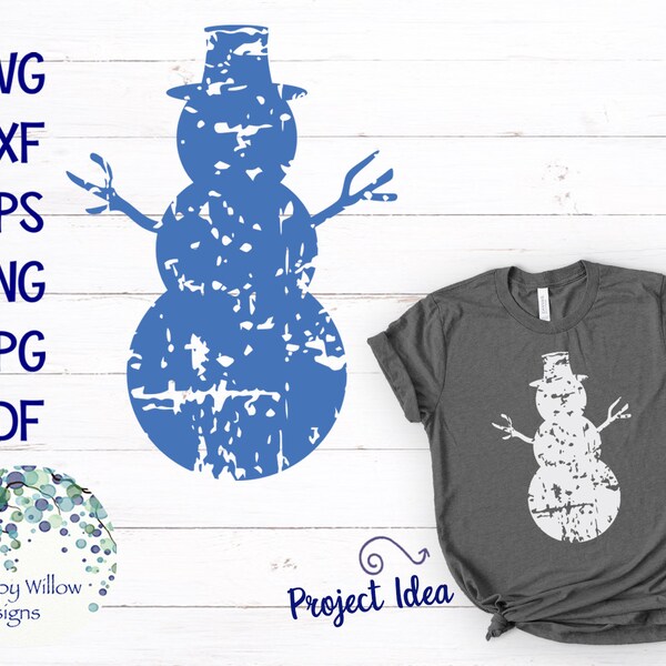 Snowman Svg - Etsy