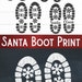 Santa Boot Print Stencils SVG Bundle, Santa Claus Boot, SVG, DXF, Santa ...