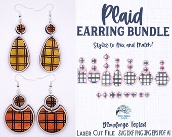 Plaid Laser File - Etsy