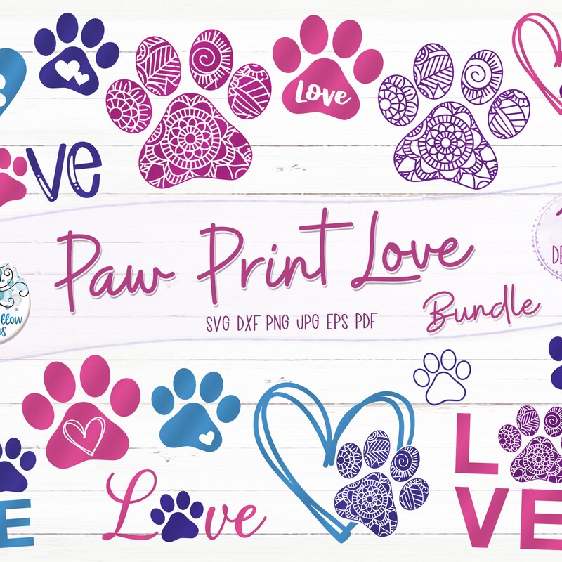 Dog Paw Print - Etsy