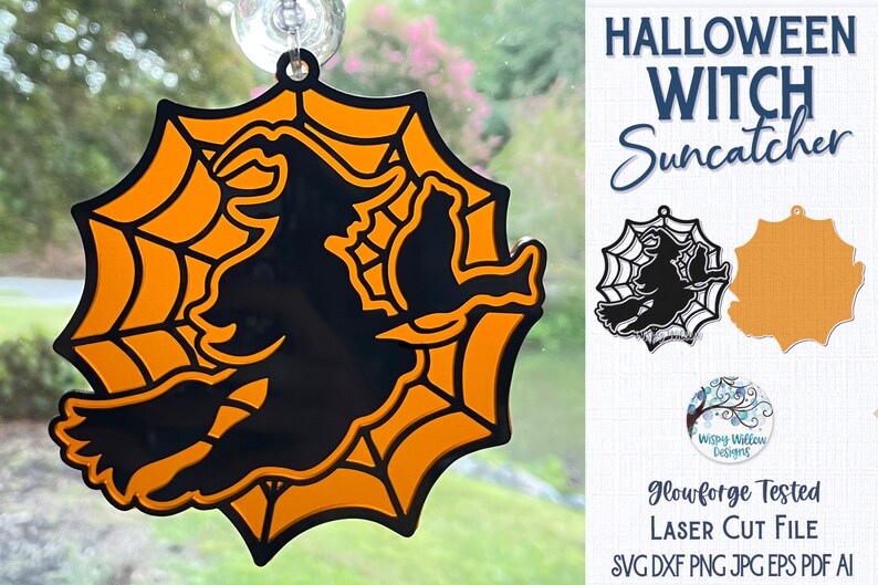 Halloween Suncatcher SVG Bundle for Glowforge or Laser Cutter SVG, Jack ...