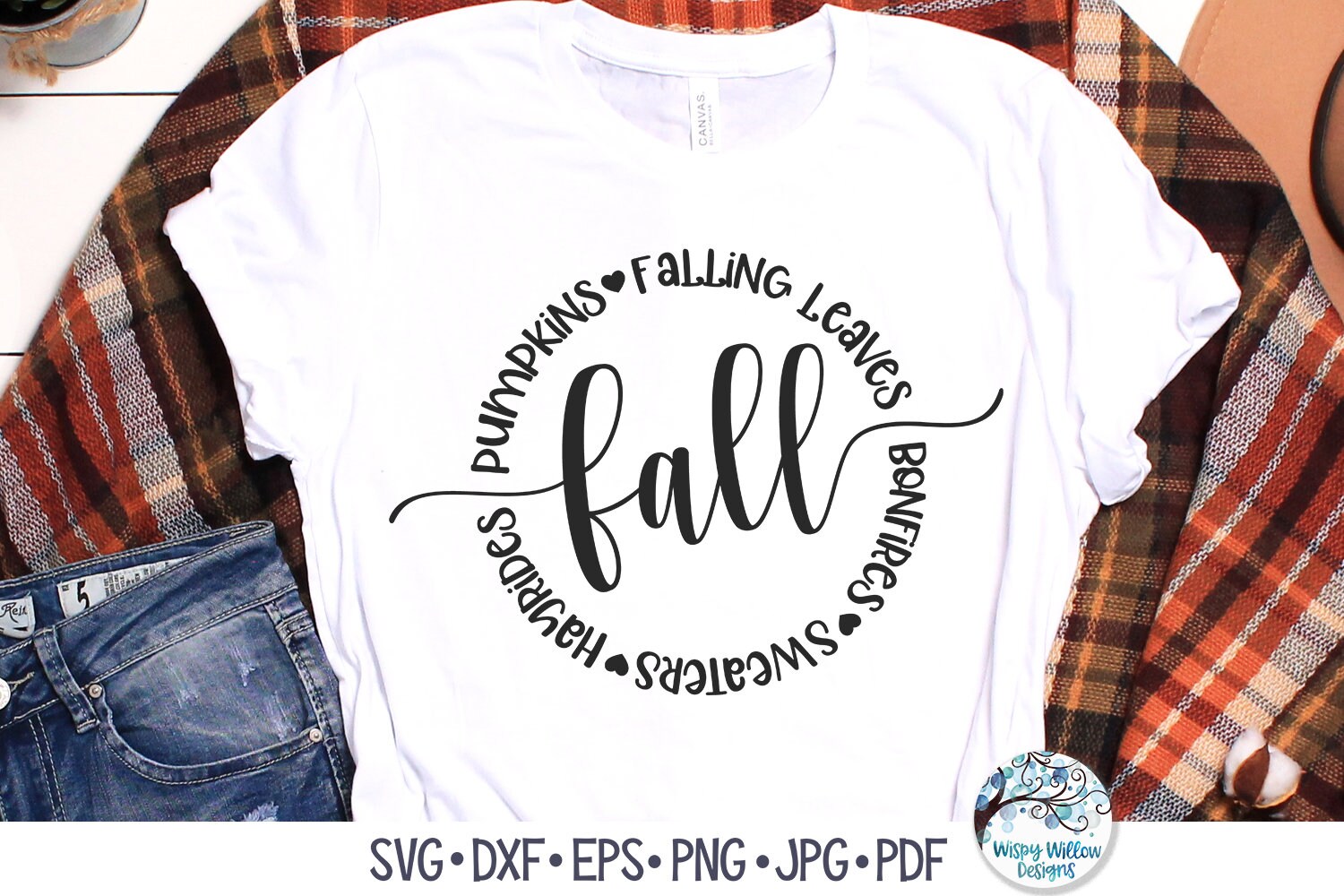 Round Fall SVG Bundle, Fall Word Round, Fall Circle SVG, Pumpkins, Fall ...