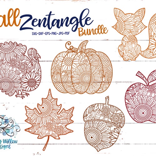 Pumpkin Mandala SVG Fall Svg Fall Mandala Svg Fall | Etsy