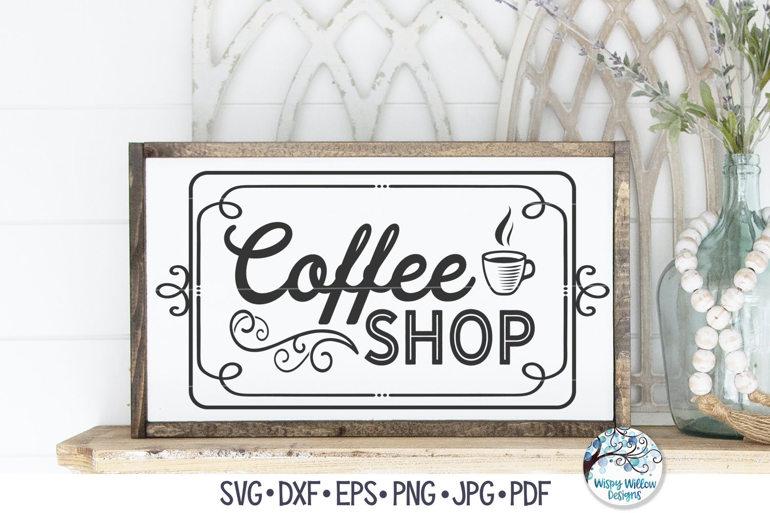 Vintage Coffee Shop SVG, Retro Kitchen Cafe Sign, Cute Coffee Lover ...