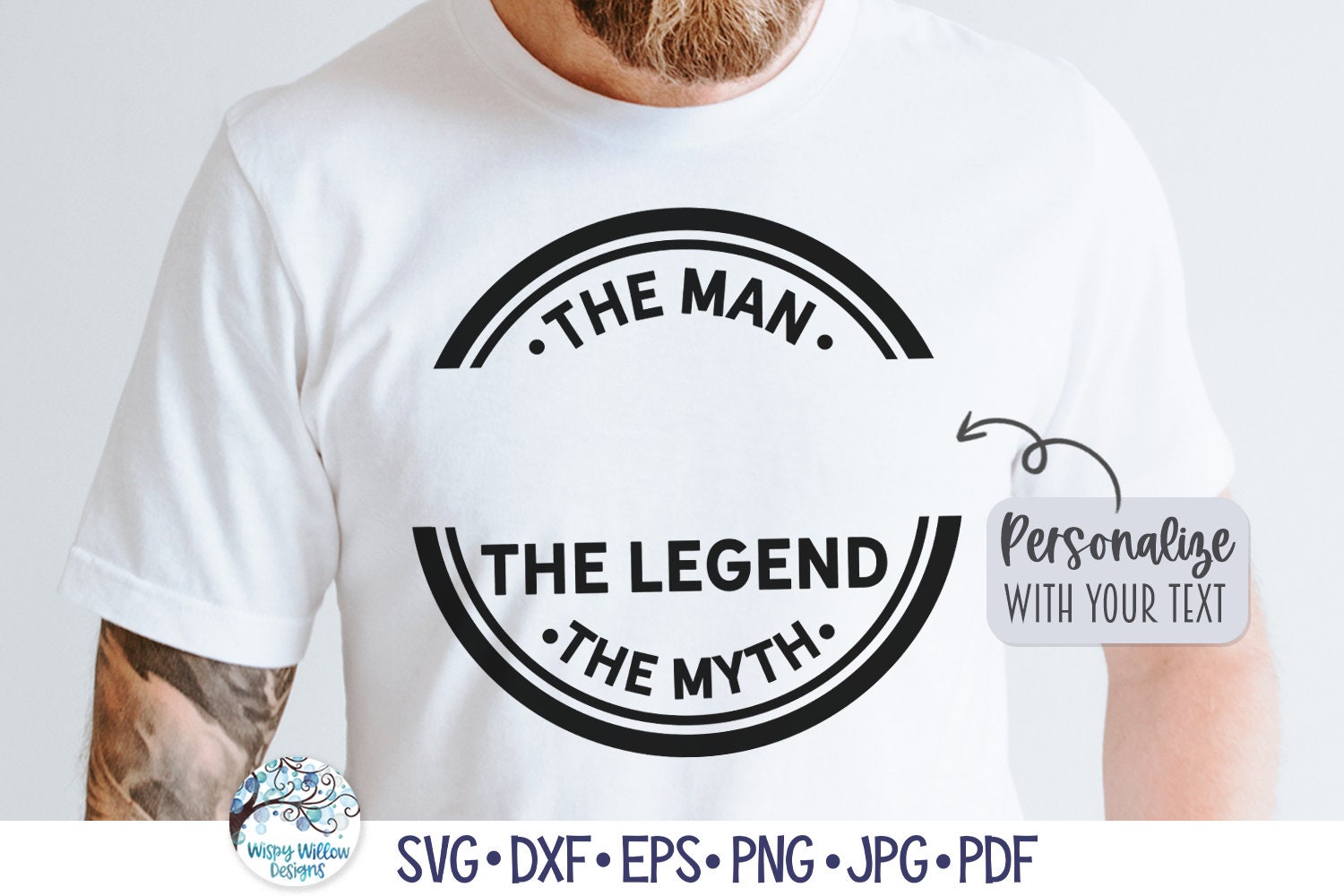 The Man the Myth the Legend SVG for Cricut Personalized Funny - Etsy