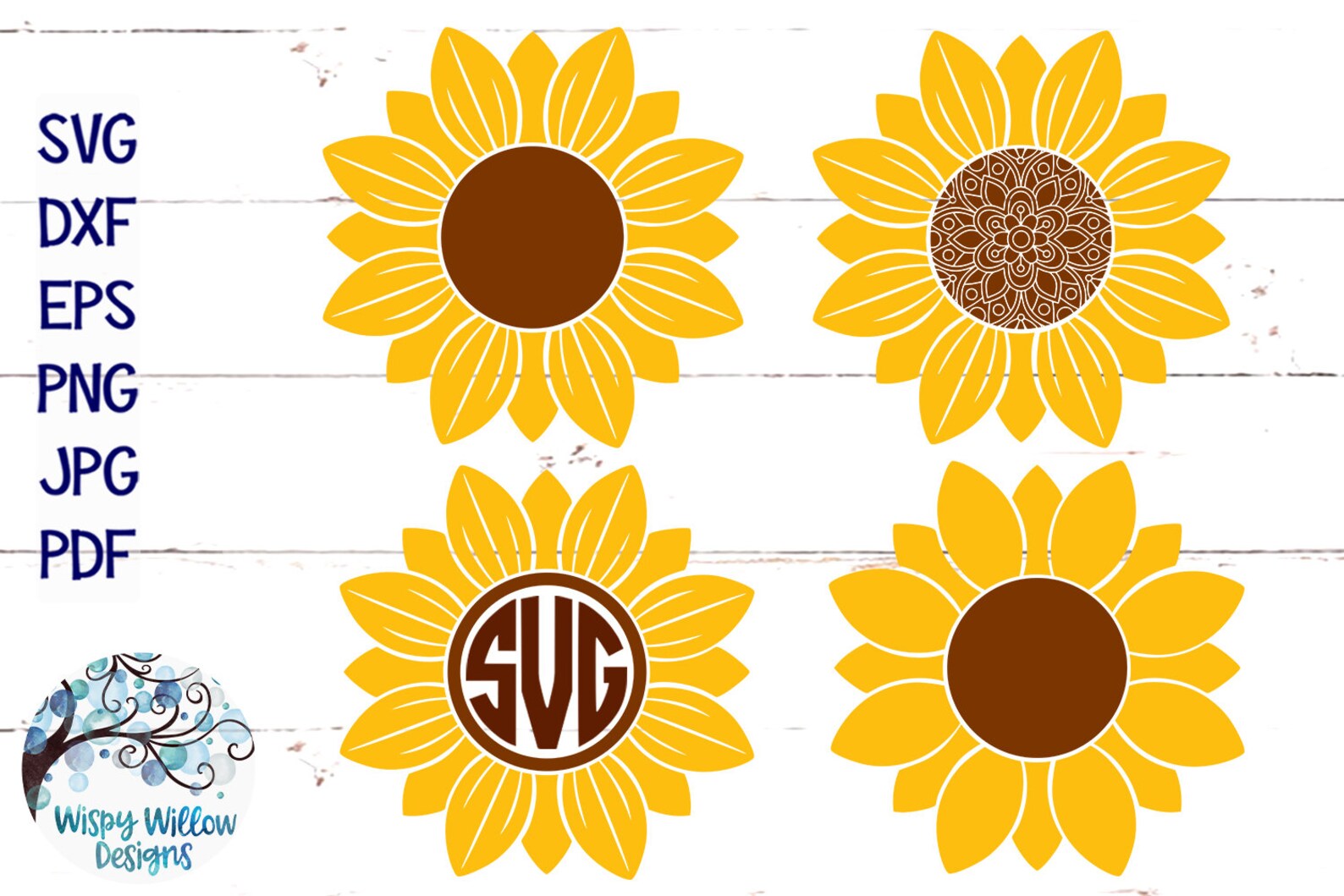 Sunflower SVG Bundle Sunflower Fall SVG Fall Svg Sunflower | Etsy