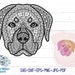 Zentangle Rottweiler SVG, Dog Zentangle SVG, Mandala Dog Svg ...