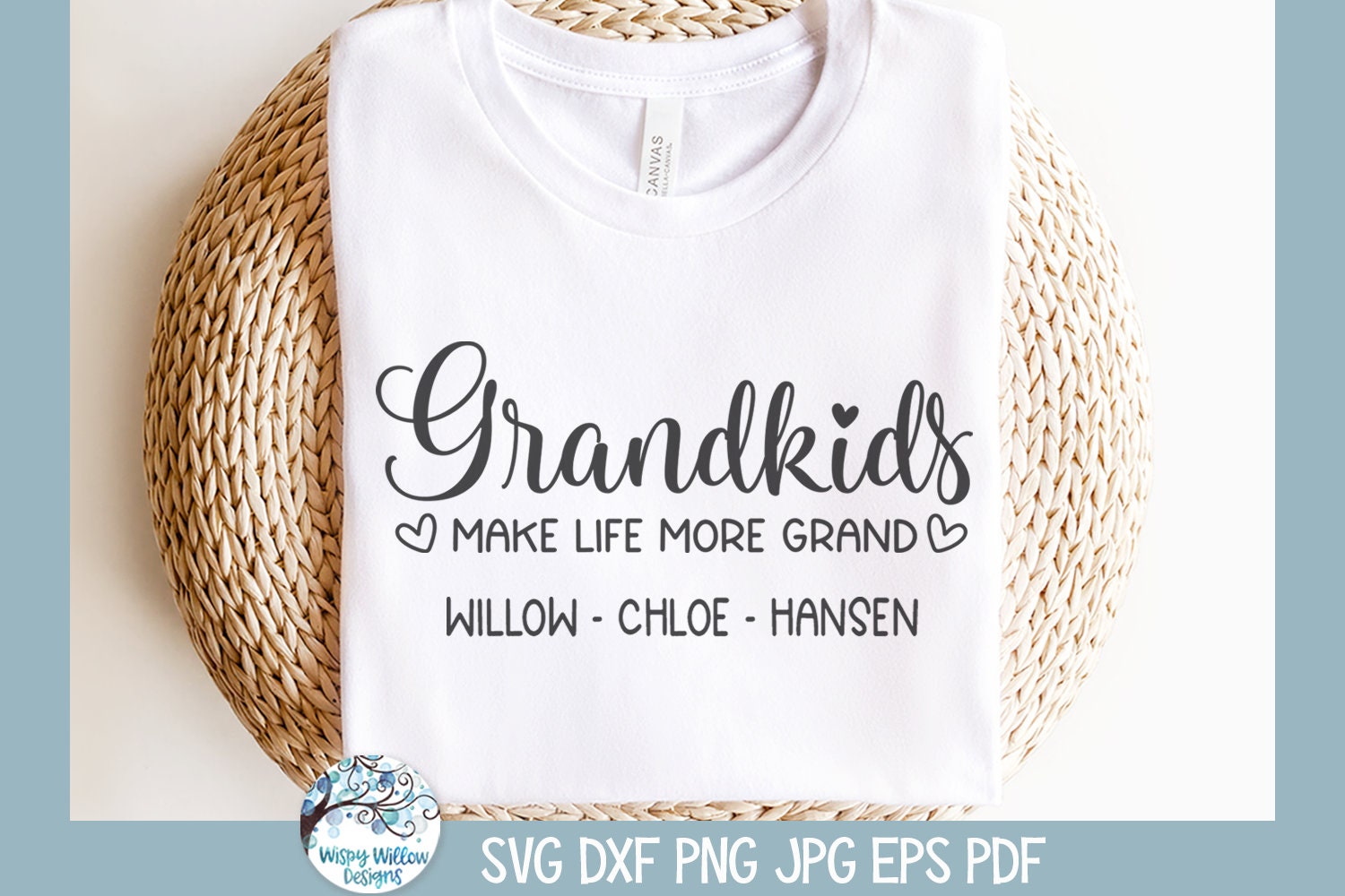 Grandkids Make Life More Grand SVG for Cricut, Personalized Grandparent ...