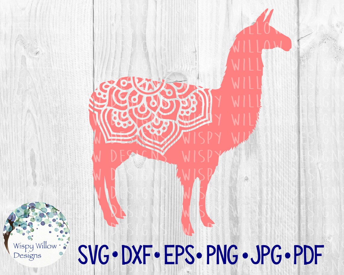 Llama Mandala SVG, DXF, Pdf, Png, Eps, Jpeg, Digital Download File ...