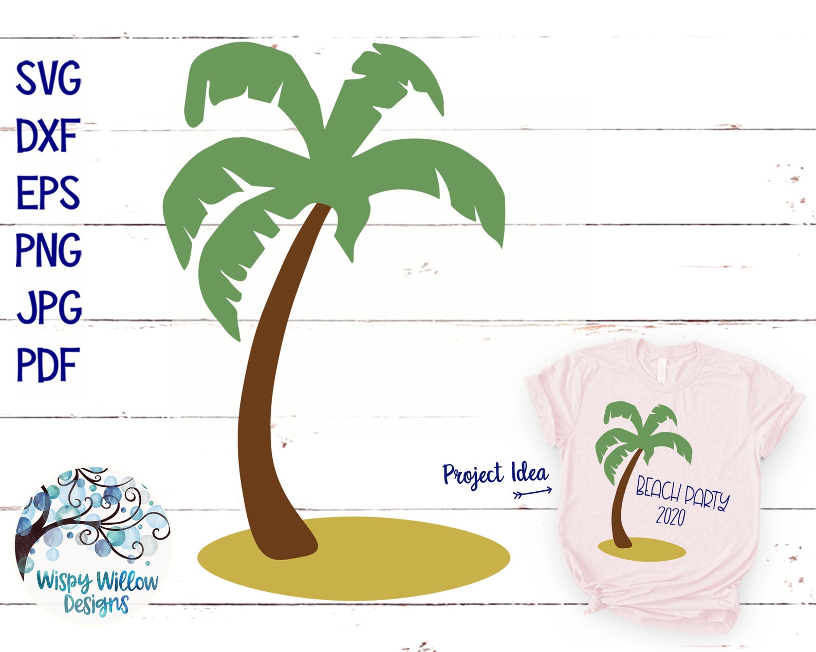 Palm Tree SVG DXF Png Beach SVG Summer Svg Palm Tree | Etsy