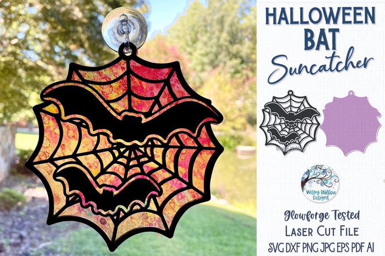 Halloween Suncatcher SVG Bundle for Glowforge or Laser Cutter - Etsy
