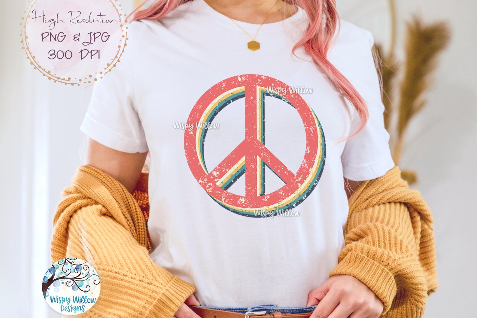 Retro Peace Sign Sublimation PNG Grunge Peace Sign Png - Etsy