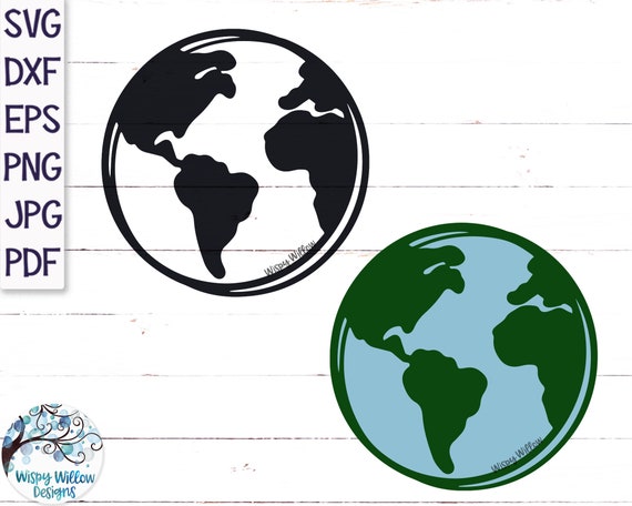 Earth SVG World SVG Planet Svg Layered Earth Earth | Etsy