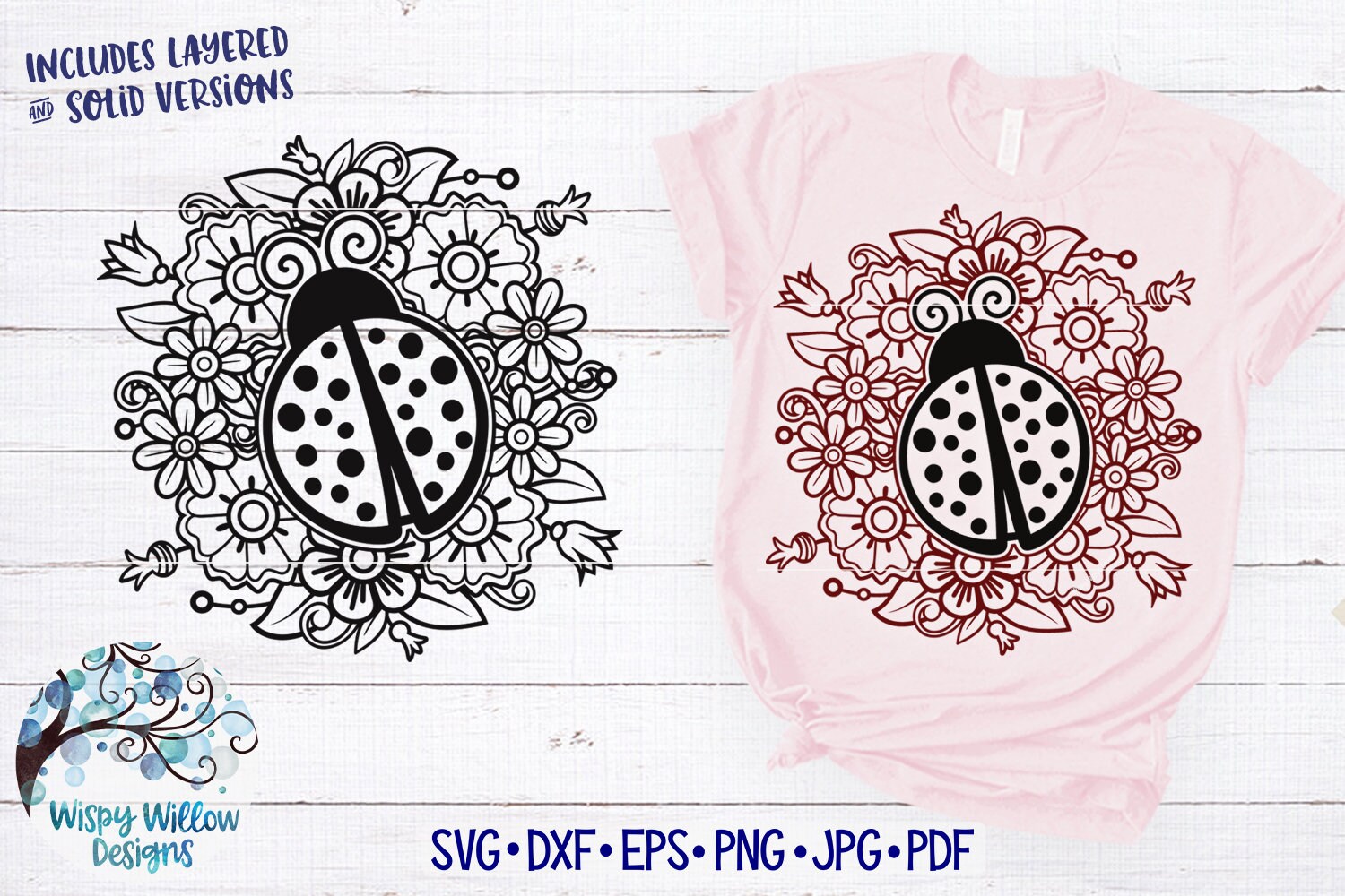 Summer Mandala SVG Bee Mandala Flower Mandala Flamingo | Etsy